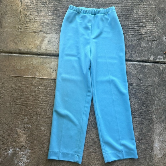 Graff | Pants & Jumpsuits | Vintage Baby Blue Pants | Poshmark